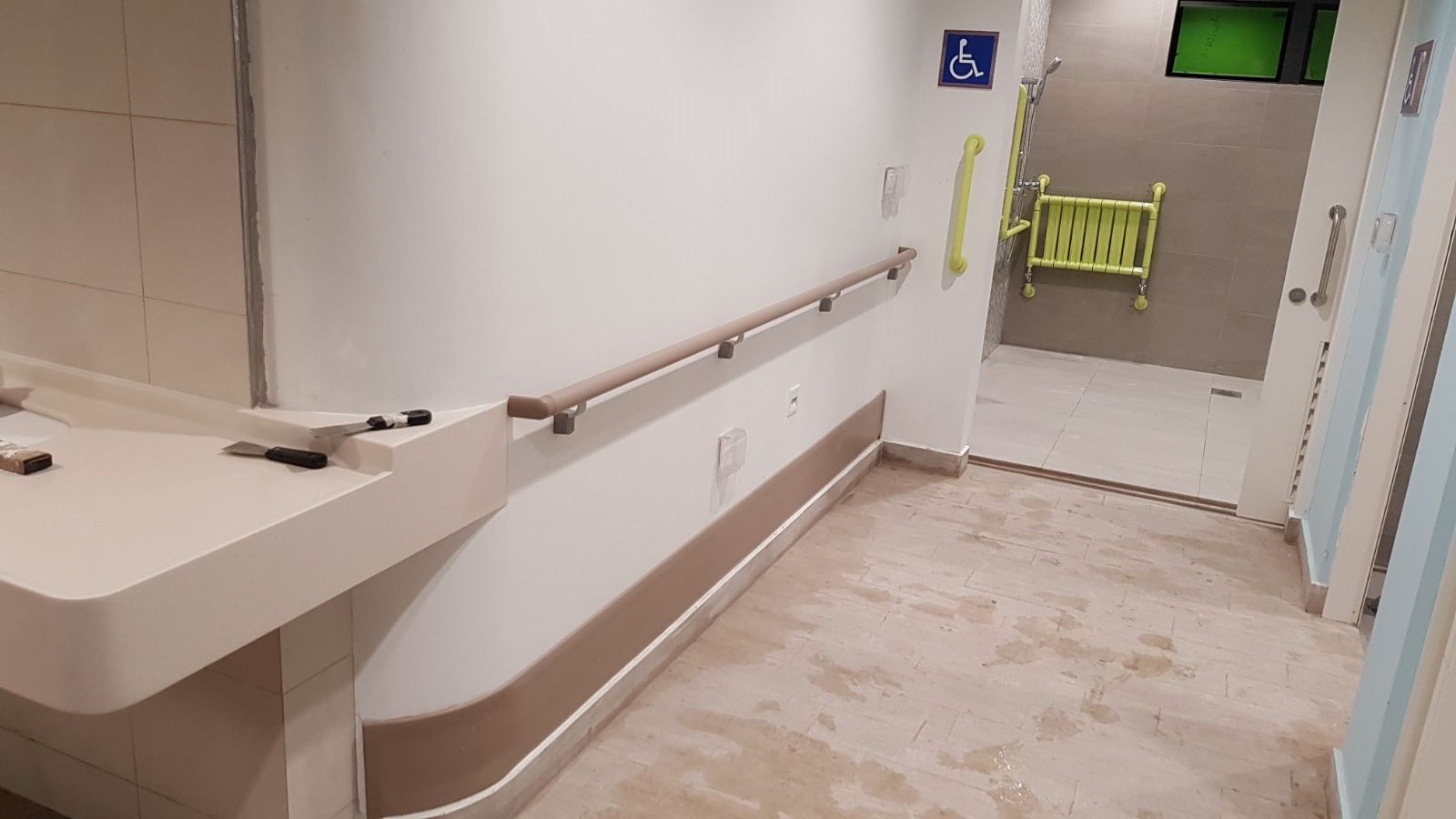 Supply and Installation of NAKA Anti Bacterial Hand Rail and Wall Guard ...