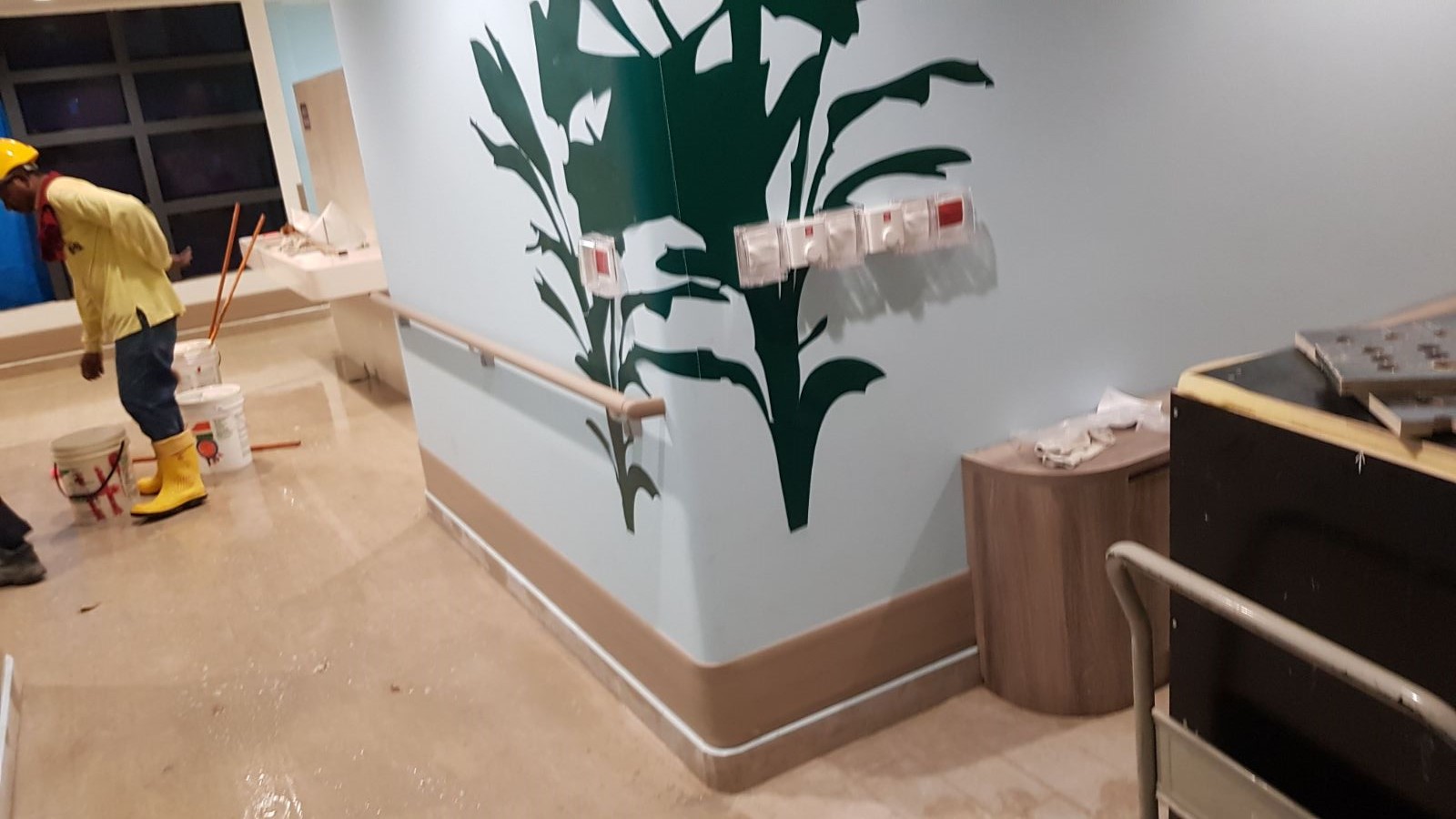 Supply and Installation of NAKA Anti Bacterial Hand Rail and Wall Guard ...